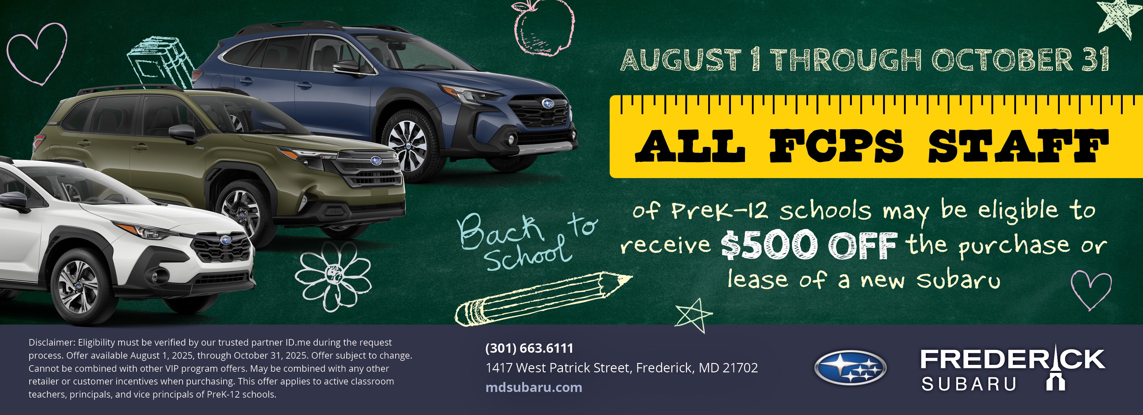 Frederick Subaru Dealer in Frederick MD | Middletown Jefferson ...